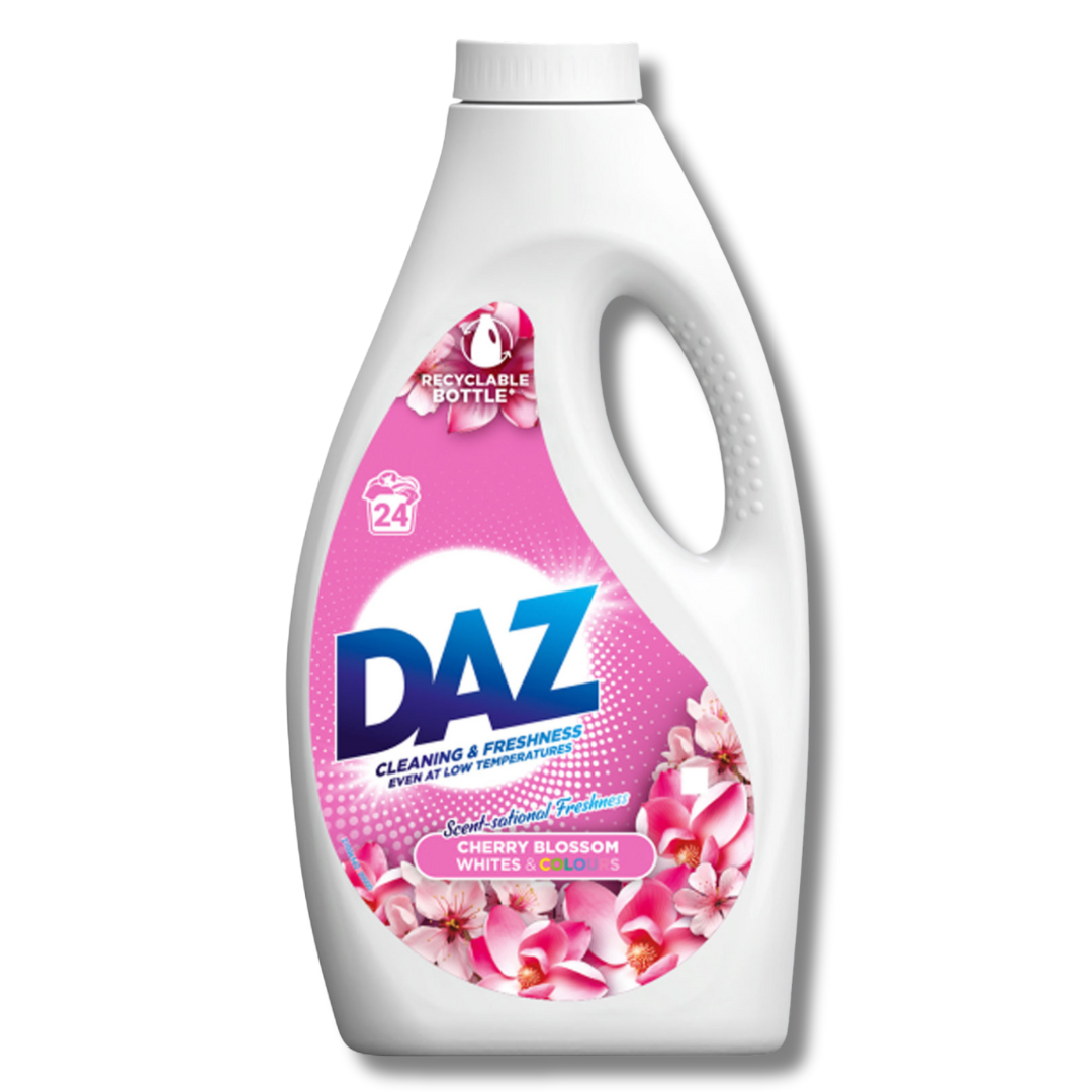Daz Liquid Laundry Detergent Cherry Blossom 24w 792ml – Flekkfritt-no