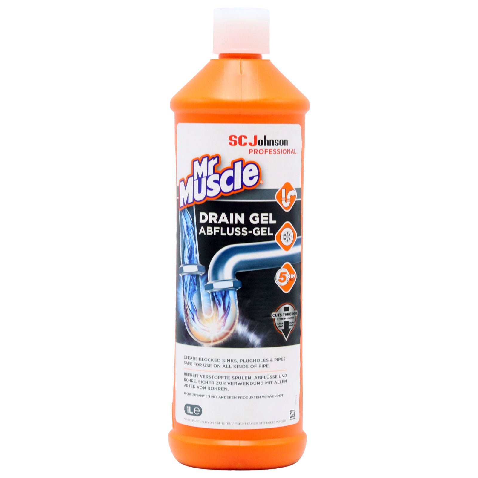 Mr. Muscle Drain Gel 1L – Flekkfritt-no